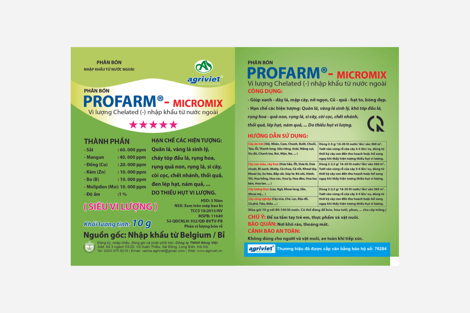 Phân bón Profarm - Micromix